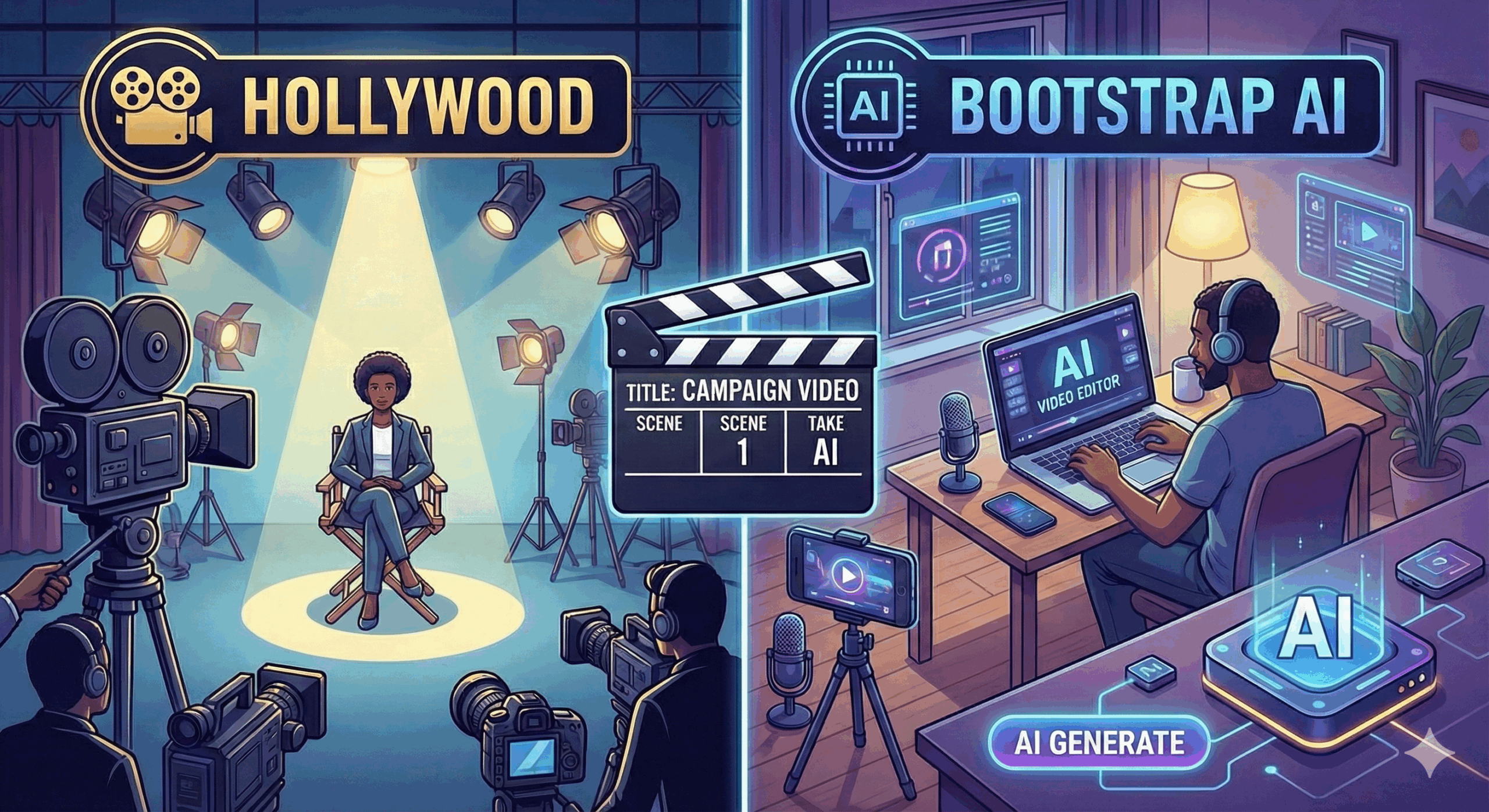 Hollywood on a Bootstrap: Creating High-Fidelity Campaign Videos with ...